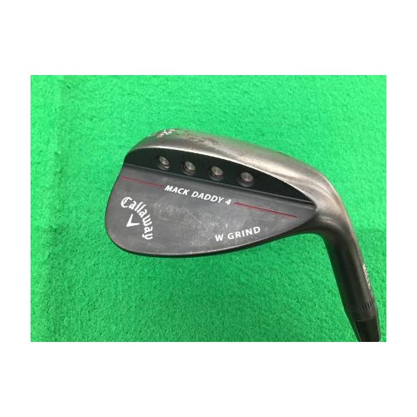 中古　Dランク　キャロウェイ　ＭＡＣＫ　ＤＡＤＤＹ　ＭＡＣＫ　ＤＡＤＤＹ　４　マットブラック　５８°／１２°Ｗ　ウェッジ　純正特注シャフト 　フレックスＳ ロフト角:58.00
