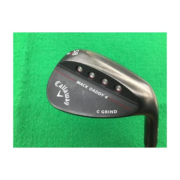 中古　Dランク　キャロウェイ　ＭＡＣＫ　ＤＡＤＤＹ　ＭＡＣＫ　ＤＡＤＤＹ　４　マットブラック　５８°／０８°Ｃ　ウェッジ　ＮＳ　ＰＲＯ　９５０ＧＨ 　フレックスＳ ロフト角:58.00