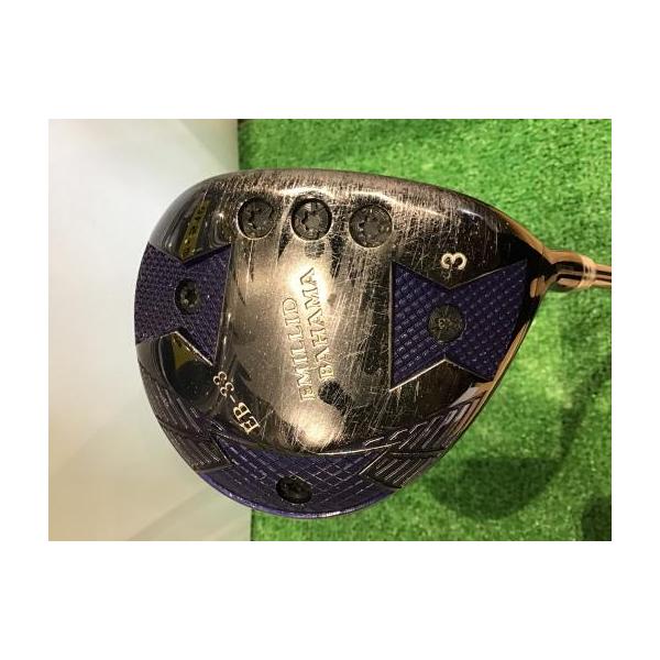 中古　Cランク　エミリッドバハマ　ＥＭＩＬＬＩＤ　ＢＡＨＡＭＡ　ＥＭＩＬＬＩＤ　ＢＡＨＡＭＡ　ＥＢ−３３　サファイアブルー　３Ｗ　フェアウェイウッド　純正特注シャフト 　フレックスＳ ロフト角:15.00
