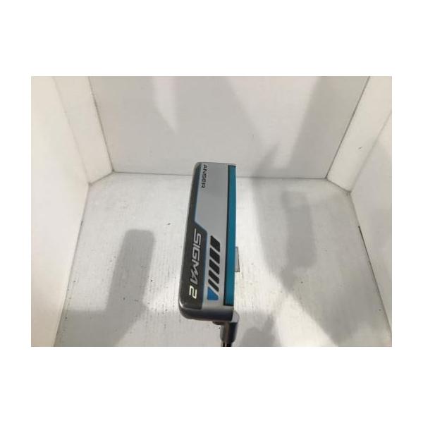 中古　Cランク　ピン　ＳＩＧＭＡ　２　ＳＩＧＭＡ　２　ＡＮＳＥＲ　プラチナム　３４インチ（ＰＰ６０）　パター　スチール 　フレックスその他 ロフト角:3.00