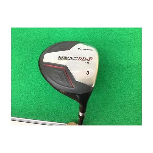 中古　Cランク　パワービルト サイテーション DH-F CITATION DH-F  3W フェアウェイウッド オリジナルカーボン 43インチ フレックスR ロフト角:15