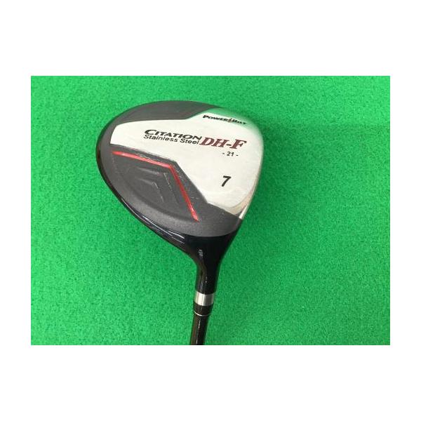 中古　Cランク　パワービルト サイテーション DH-F CITATION DH-F  7W フェアウェイウッド オリジナルカーボン 42インチ フレックスR ロフト角:21