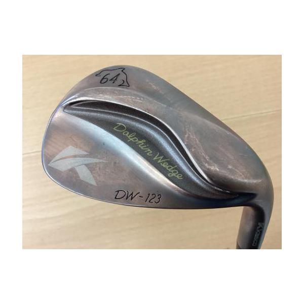 中古　Cランク　キャスコ ドルフィン ウェッジ DW-123 Copper Dolphin Wedge DW-123 Copper 64° ウェッジ Dynamic Gold フレックスS