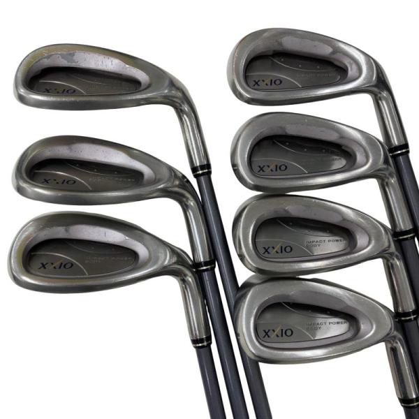 中古　Cランク　ダンロップ　ＸＸＩＯ　ＸＸＩＯ（２００４）　　７Ｓ　レディース（実本数：７本セット）　アイアンセット　ＸＸＩＯ　ＭＰ３００Ｌ 　フレックスＬ ロフト角:32.00