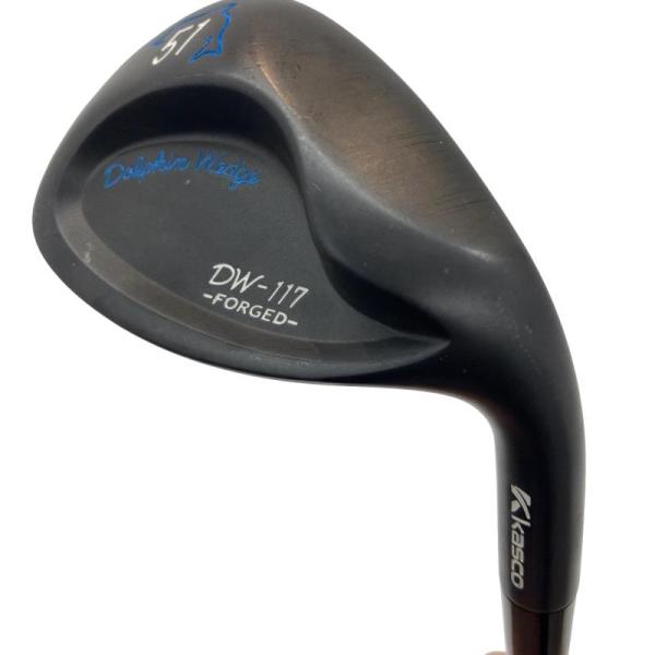 中古　Cランク　キャスコ　Ｄｏｌｐｈｉｎ　Ｗｅｄｇｅ　Ｄｏｌｐｈｉｎ　ｗｅｄｇｅ　ＤＷ−１１７　ＦＯＲＧＥＤ　５１°　ウェッジ　ＫＢＳ　ＴＯＵＲ　９０ 　フレックスＳ ロフト角:51.00