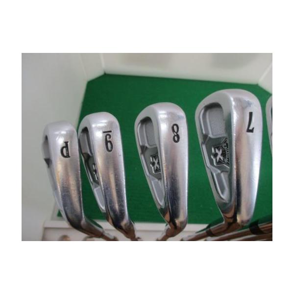 中古　Dランク　キャロウェイ　Ｘ　Ｘ　ＦＯＲＧＥＤ（２００９）　８Ｓ（実本数：７本セット）　アイアンセット　ＮＳ　ＰＲＯ　９５０ＧＨ 　フレックスＳ ロフト角:26.00