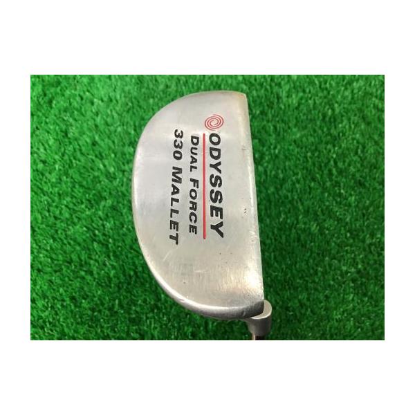 中古　Cランク　オデッセイ デュアルフォース DUAL FORCE 330 MALLET パター 34インチ