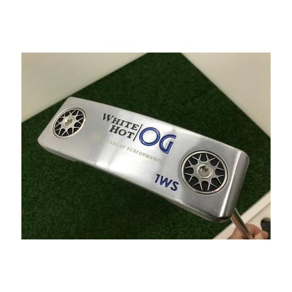 中古　Cランク　オデッセイ　ＷＨＩＴＥ　ＨＯＴ　ＯＧ　ＷＨＩＴＥ　ＨＯＴ　ＯＧ　＃１ＷＳ　３２インチ　レディース（ブルー）　パター　スチール 　フレックスその他 ロフト角:3.00