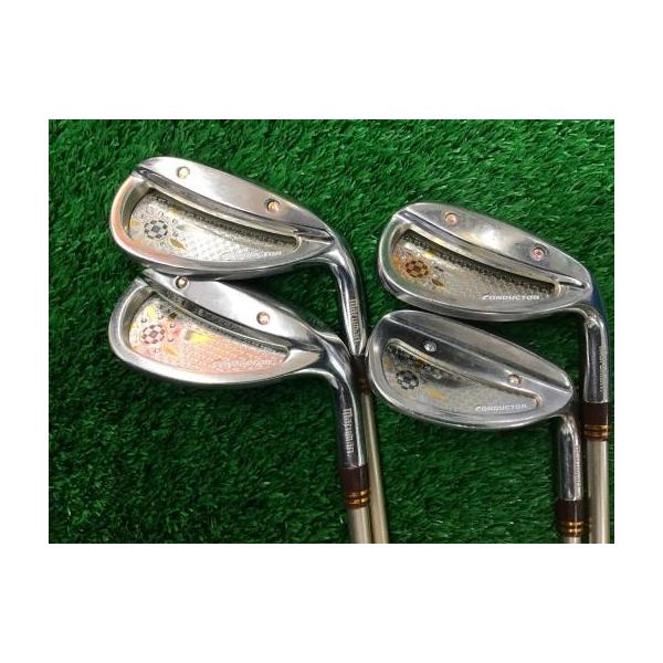中古　Cランク　マジェスティゴルフ（旧マルマン）　Ｃｏｎｄｕｃｔｏｒ　Ｃｏｎｄｕｃｔｏｒ　ＦＩＮＯ　５Ｓ　レディース（実本数：４本セット）　アイアンセット　ＣＯＮＤＵＣＴＯＲ　ＦＩＮＯ（アイアン） 　フレックスＬ ロフト角:31.00