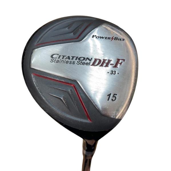 中古　Dランク　パワービルト　ＣＩＴＡＴＩＯＮ　ＣＩＴＡＴＩＯＮ　ＤＨ−Ｆ　　３Ｗ　フェアウェイウッド　リシャフト 　フレックスその他 ロフト角:15.00