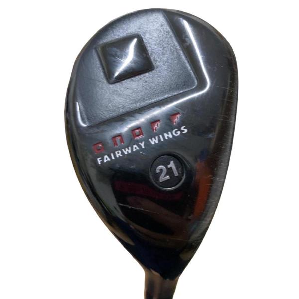 中古　Cランク　ダイワ（グローブライド）　ＯＮＯＦＦ　ＯＮＯＦＦ　ＦＡＩＲＷＡＹ　ＷＩＮＧＳ（２０１４）　ＫＵＲＯ　２１°　ユーティリティ　ＳＭＯＯＴＨ　ＫＩＣＫ　ＭＰ−７１５Ｉ 　フレックスＳ ロフト角:21.00