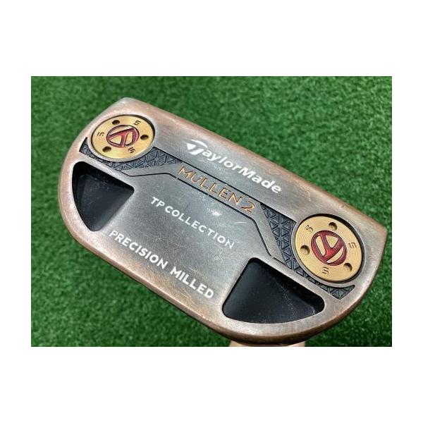 中古　Dランク　テーラーメイド　ＴＰ　ＣＯＬＬＥＣＴＩＯＮ　ＢＬＡＣＫ　ＣＯＰＰＥＲ　ＴＰ　ＣＯＬＬＥＣＴＩＯＮ　ＢＬＡＣＫ　ＣＯＰＰＥＲ　ＭＵＬＬＥＮ　２　３３インチ（ラムキン）　パター　スチール 　フレックスその他 ロフト角:3.50