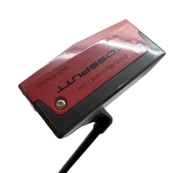 中古　Nランク　ＣＲＯＳＳＰＵＴＴ　ＣＲＯＳＳＰＵＴＴ　ＣＲＯＳＳＰＵＴＴ　ＲＥＤ　ＢＬＡＣＫ　ＬＡＢＥＬ（レッド）　３３インチ　パター　スチール 　フレックスその他 ロフト角:3.00