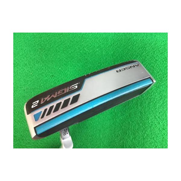 中古　Cランク　ピン　ＳＩＧＭＡ　２　ＳＩＧＭＡ　２　ＡＮＳＥＲ　プラチナム　３４インチ（ＰＰ５８）　パター　スチール 　フレックスその他 ロフト角:3.00