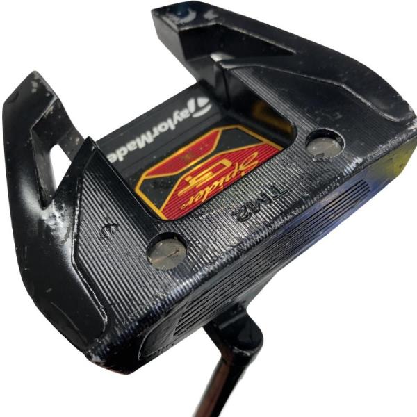 中古　Dランク　テーラーメイド　Ｓｐｉｄｅｒ　ＧＴ　Ｓｐｉｄｅｒ　ＧＴ　ＢＬＡＣＫ　ＴＭ２　３４インチ　パター　スチール 　フレックスその他 ロフト角:3.00