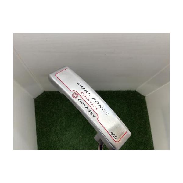 中古　Cランク　オデッセイ　ＤＵＡＬ　ＦＯＲＣＥ　Ｃｌａｓｓｉｃｓ　ＤＵＡＬ　ＦＯＲＣＥ　Ｃｌａｓｓｉｃｓ　６６０　３４インチ　パター　スチール 　フレックスその他 ロフト角:3.00