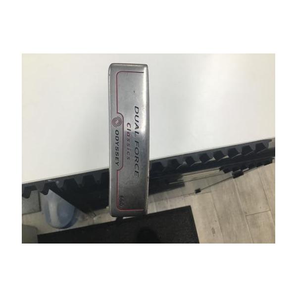 中古　Cランク　オデッセイ　ＤＵＡＬ　ＦＯＲＣＥ　Ｃｌａｓｓｉｃｓ　ＤＵＡＬ　ＦＯＲＣＥ　Ｃｌａｓｓｉｃｓ　６６０　３４インチ　パター　スチール 　フレックスその他 ロフト角:3.00