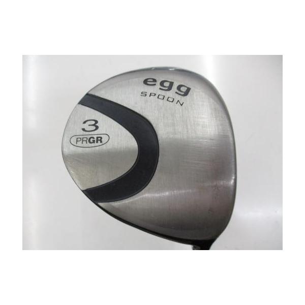中古　Dランク　プロギア PRGR エッグ PX-03D egg PX-03D SPOON 3W(15°) フェアウェイウッド eggオリジナルカーボン 43インチ フレックスR ロフト角:15