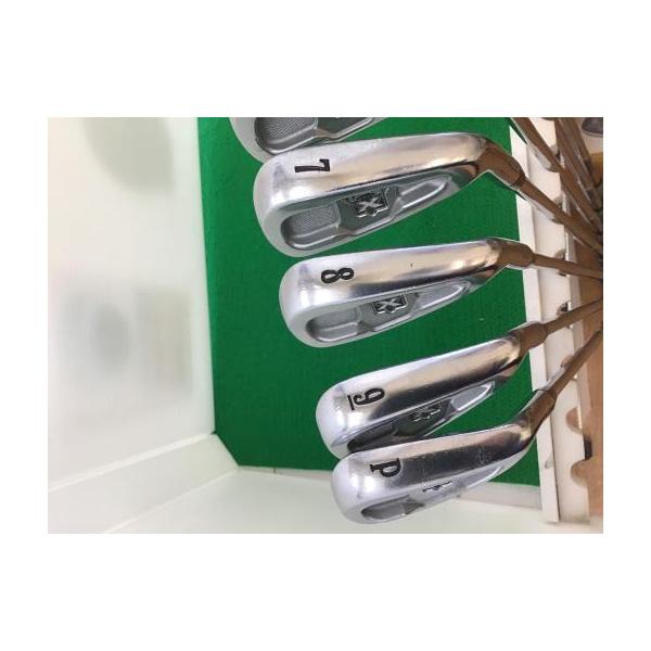 中古　Cランク　キャロウェイ　Ｘ　Ｘ　ＦＯＲＧＥＤ（２００９）　８Ｓ　ＵＳＡ（実本数：７本セット）　アイアンセット　ＲＩＦＬＥ　ＰＲＯＪＥＣＴ　Ｘ　ＦＬＩＧＨＴＥＤ 　フレックスＳＸ ロフト角:27.00