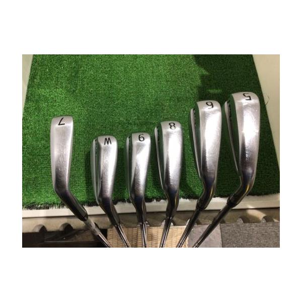 中古　Cランク　ＰＸＧ　ＰＸＧ　ＰＸＧ　０２１１ＣＯＲ２　　６Ｓ（実本数：６本セット）　アイアンセット　純正特注シャフト 　フレックスＳ ロフト角:24.00
