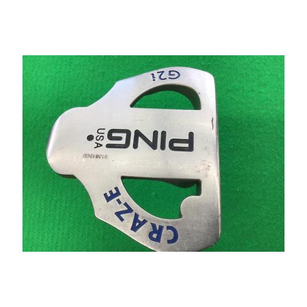 中古　Dランク　ピン　Ｇ２ｉ　Ｇ２ｉ　ＣＲＡＺ−Ｅ　３５インチ　パター　スチール 　フレックスその他 ロフト角:0.00