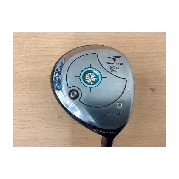 中古　Cランク　ブリヂストン ツアーステージ TOURSTAGE ViQ CL(2008) 9W (アクアブルー) フェアウェイウッド VD-30 40インチ フレックスA ロフト角:27