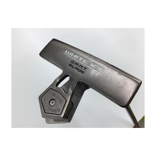 中古　Cランク　オデッセイ　ＷＨＩＴＥ　ＩＣＥ　ＷＨＩＴＥ　ＩＣＥ　Ｄ．Ａ．Ｒ．Ｔ．　ＢＬＡＣＫ　３３インチ　パター　スチール 　フレックスその他 ロフト角:3.00