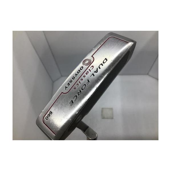 中古　Cランク　オデッセイ　ＤＵＡＬ　ＦＯＲＣＥ　Ｃｌａｓｓｉｃｓ　ＤＵＡＬ　ＦＯＲＣＥ　Ｃｌａｓｓｉｃｓ　６６０　３３インチ　パター　スチール 　フレックスその他 ロフト角:3.00
