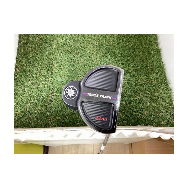 中古　Dランク　オデッセイ　ＴＲＩＰＬＥ　ＴＲＡＣＫ　ＴＲＩＰＬＥ　ＴＲＡＣＫ　２−ＢＡＬＬ　３３インチ　パター　ＳＴＲＯＫＥ　ＬＡＢ　ＢＬＡＣＫ 　フレックスその他 ロフト角:3.00