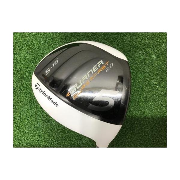 中古　Dランク　テーラーメイド　ＢＵＲＮＥＲ　ＢＵＲＮＥＲ　ＳＵＰＥＲ　ＦＡＳＴ　２．０　５Ｗ　ＵＳＡ　フェアウェイウッド　ＭＡＴＲＩＸ　ＸＣＯＮ　４．８ 　フレックスＲ ロフト角:18.00