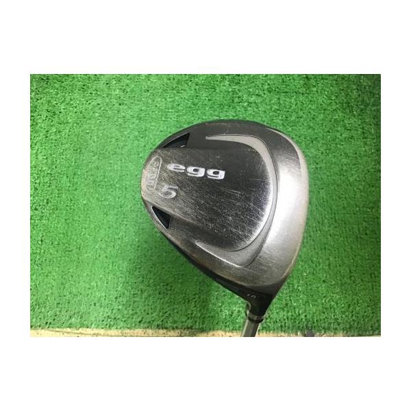 中古　Dランク　プロギア PRGR エッグ M.F.D egg M.F.D 5W フェアウェイウッド eggオリジナルカーボン 42インチ フレックスSR ロフト角:18