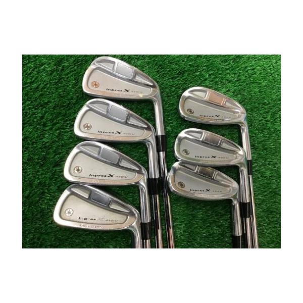 中古　Dランク　ヤマハ　ｉｎｐｒｅｓ　Ｘ　ｉｎｐｒｅｓ　Ｘ　４１０Ｖ　８Ｓ（実本数：７本セット）　アイアンセット　ＮＳ　ＰＲＯ　９５０ＧＨ 　フレックスＳ ロフト角:25.00