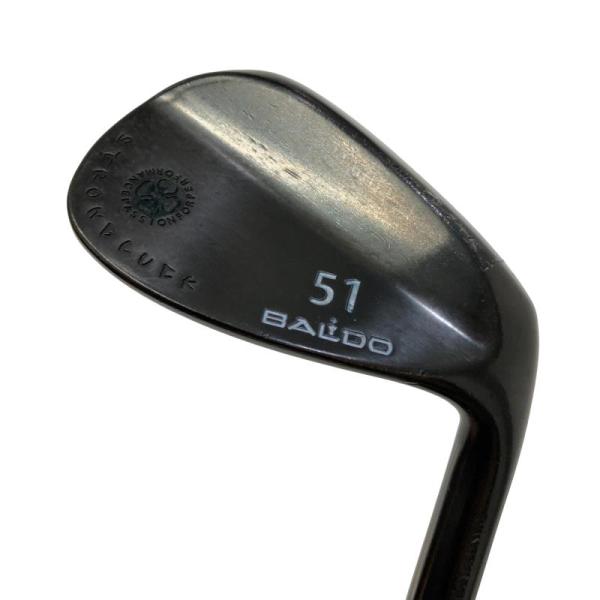 中古　Cランク　ＢＡＬＤＯ　ＢＡＬＤＯ　ＢＡＬＤＯ　ＳＴＲＯＮＧ　ＬＵＣＫ　ＴＹＰＥ−Ｄ　５１°　ウェッジ　純正特注シャフト 　フレックスＸ ロフト角:51.00