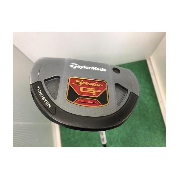 中古　Cランク　テーラーメイド　Ｓｐｉｄｅｒ　ＧＴ　Ｓｐｉｄｅｒ　ＧＴ　ＲＯＬＬＢＡＣＫ　ＳＩＬＶＥＲ／ＢＬＡＣＫ　シングルベンド　３４インチ　パター　スチール 　フレックスその他 ロフト角:3.00
