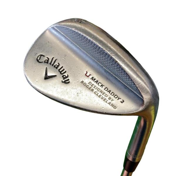 中古　Dランク　キャロウェイ　ＭＡＣＫ　ＤＡＤＤＹ　ＭＡＣＫ　ＤＡＤＤＹ　２　クロムメッキ　５４°／１４°Ｓ　ウェッジ　Ｄｙｎａｍｉｃ　Ｇｏｌｄ 　フレックスＳ ロフト角:54.00