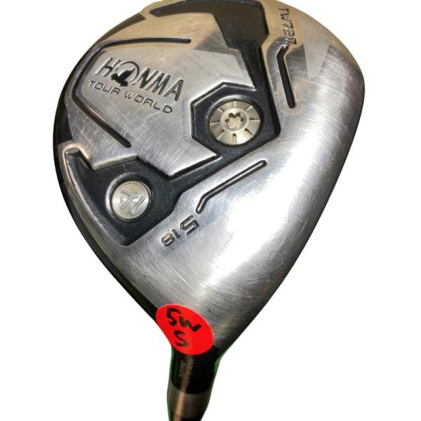 中古　Cランク　本間ゴルフ　ＴＯＵＲ　ＷＯＲＬＤ　ＴＯＵＲ　ＷＯＲＬＤ　ＴＷ７２７　５Ｗ　フェアウェイウッド　ＶＩＺＡＲＤ　ＹＺ７５ 　フレックスＳ ロフト角:18.00
