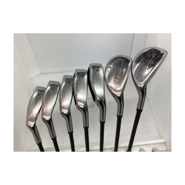中古　Dランク　パワービルト　ＣＩＴＡＴＩＯＮ　ＣＩＴＡＴＩＯＮ　Ｖ１　８Ｓ（実本数：７本セット）　アイアンセット　オリジナルカーボン 　フレックスＲ ロフト角:24.00