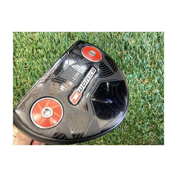 中古　Dランク　オデッセイ　Ｏ　ＷＯＲＫＳ　Ｏ　ＷＯＲＫＳ　Ｒ−ＬＩＮＥ　３３インチ　レフティ　ＵＳＡ　パター　スチール 　フレックスその他 ロフト角:3.00