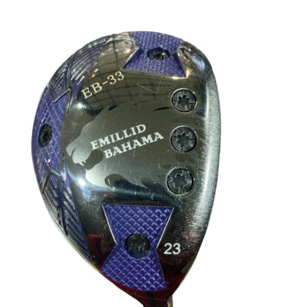 中古　Cランク　エミリッドバハマ　ＥＭＩＬＬＩＤ　ＢＡＨＡＭＡ　ＥＭＩＬＬＩＤ　ＢＡＨＡＭＡ　ＥＢ−３３　サファイアブルー　２３°　ユーティリティ　リシャフト 　フレックスその他 ロフト角:23.00