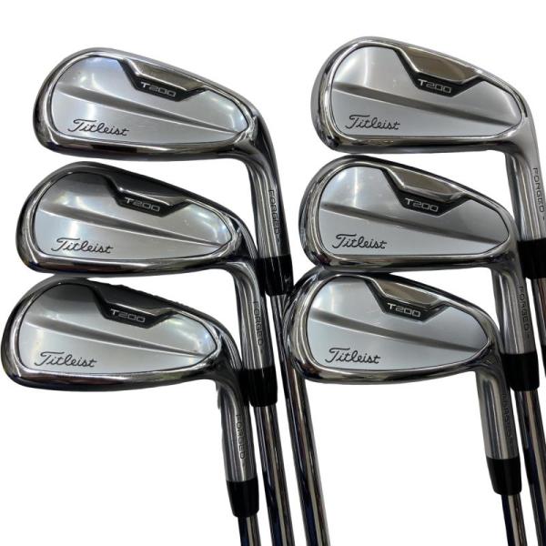 中古　Cランク　タイトリスト　Ｔｉｔｌｅｉｓｔ　Ｔｉｔｌｅｉｓｔ　Ｔ２００（２０２１）　６Ｓ（実本数：６本セット）　アイアンセット　ＮＳ　ＰＲＯ　１０５Ｔ 　フレックスＳ ロフト角:31.00