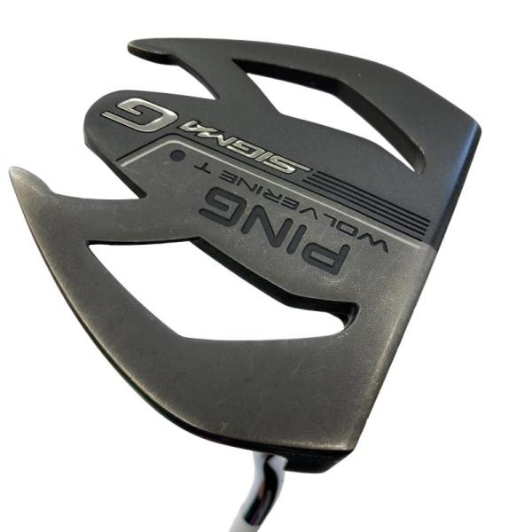 中古　Cランク　ピン　ＳＩＧＭＡ　Ｇ　ＳＩＧＭＡ　Ｇ　ＷＯＬＶＥＲＩＮＥ　Ｔ　ブラック　３２インチ（ＰＰ６０）　パター　スチール 　フレックスその他 ロフト角:3.00