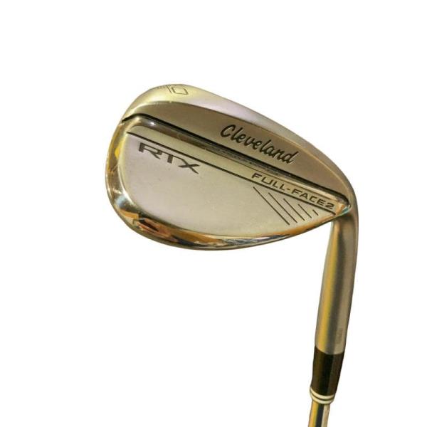 中古　Cランク　クリーブランド　Ｃｌｅｖｅｌａｎｄ　Ｃｌｅｖｅｌａｎｄ　ＲＴＸ　ＺＩＰＣＯＲＥ　ＦＵＬＬ−ＦＡＣＥ　２　６０°／０８°　ウェッジ　Ｄｙｎａｍｉｃ　Ｇｏｌｄ 　フレックスＳ ロフト角:60.00