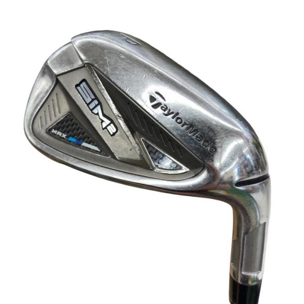 中古　Cランク　テーラーメイド　ＳＩＭ２　ＳＩＭ２　ＭＡＸ　ＡＷ　ウェッジ　ＴＥＮＳＥＩ　ＢＬＵＥ　ＴＭ６０（ＳＩＭ２　ＩＲ） 　フレックスＳ ロフト角:49.00