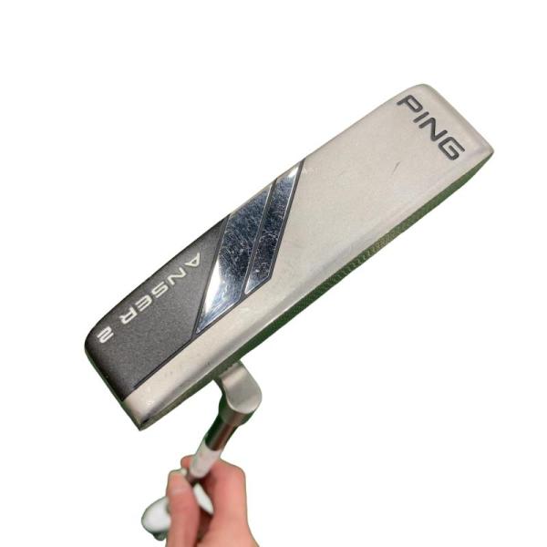 中古　Cランク　ピン　ＰＩＮＧ　ＰＩＮＧ　ＡＮＳＥＲ　２（２０２４）　３３インチ　パター　オリジナルカーボン 　フレックスその他 ロフト角:3.00