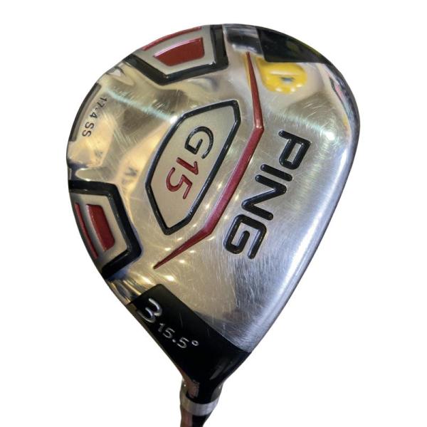 中古　Cランク　ピン　Ｇ１５　Ｇ１５　３Ｗ　フェアウェイウッド　ＡＬＤＩＬＡ　ＳＥＲＲＡＮＯ　７５　ＦＡＩＲＷＡＹ 　フレックスＳ ロフト角:15.50