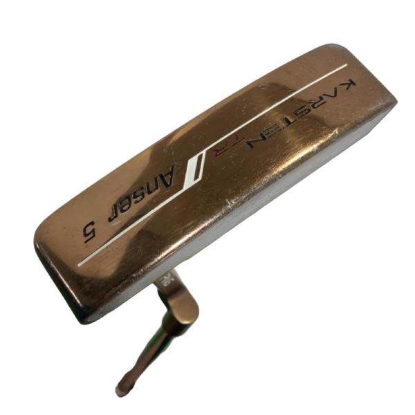 中古　Dランク　ピン　ＫＡＲＳＴＥＮ　ＴＲ　ＫＡＲＳＴＥＮ　ＴＲ　Ａｎｓｅｒ　５　３５．０インチ　パター　スチール 　フレックスその他 ロフト角:0.00