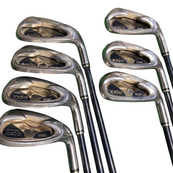 中古　Cランク　ダンロップ　ＸＸＩＯ　ＸＸＩＯ（２００８）　　８Ｓ（実本数：７本セット）　アイアンセット　ＸＸＩＯ　ＭＰ５００（ＩＲＯＮ） 　フレックスＳ ロフト角:24.00