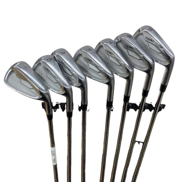 中古　Dランク　本間ゴルフ　ＴＯＵＲ　ＷＯＲＬＤ　ＴＯＵＲ　ＷＯＲＬＤ　ＴＷ７４７Ｖｘ　８Ｓ（実本数：７本セット）　アイアンセット　ＮＳ　ＰＲＯ　ＭＯＤＵＳ３　ＦＯＲ　Ｔ／／ＷＯＲＬＤ 　フレックスＳ ロフト角:24.00