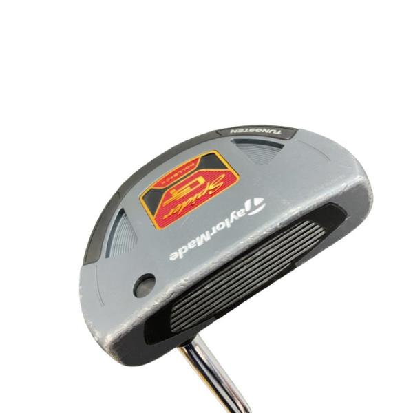 中古　Cランク　テーラーメイド　Ｓｐｉｄｅｒ　ＧＴ　Ｓｐｉｄｅｒ　ＧＴ　ＲＯＬＬＢＡＣＫ　ＳＩＬＶＥＲ／ＢＬＡＣＫ　シングルベンド　３４インチ　パター　スチール 　フレックスその他 ロフト角:3.00