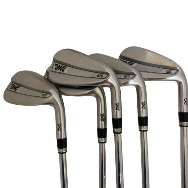 中古　Cランク　ＰＸＧ　ＰＸＧ　ＰＸＧ　０２１１ＸＣＯＲ２　　６Ｓ（実本数：５本セット）　アイアンセット　純正特注シャフト 　フレックスＳ ロフト角:21.00